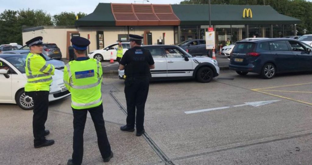 Police Conduct Traffic Control Duties For McDonalds - KentNews.Online
