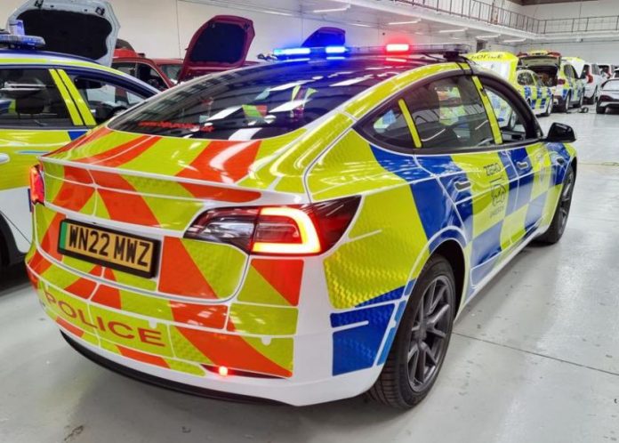 Kent BTP Reveal First Electric Police Car - KentNews.Online