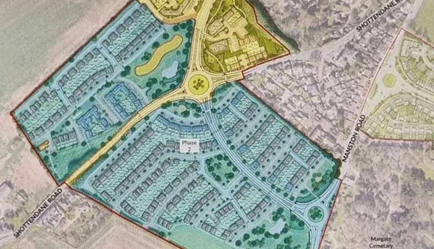 Application Submitted For 450 New Homes At Shottendane Road, Margate ...
